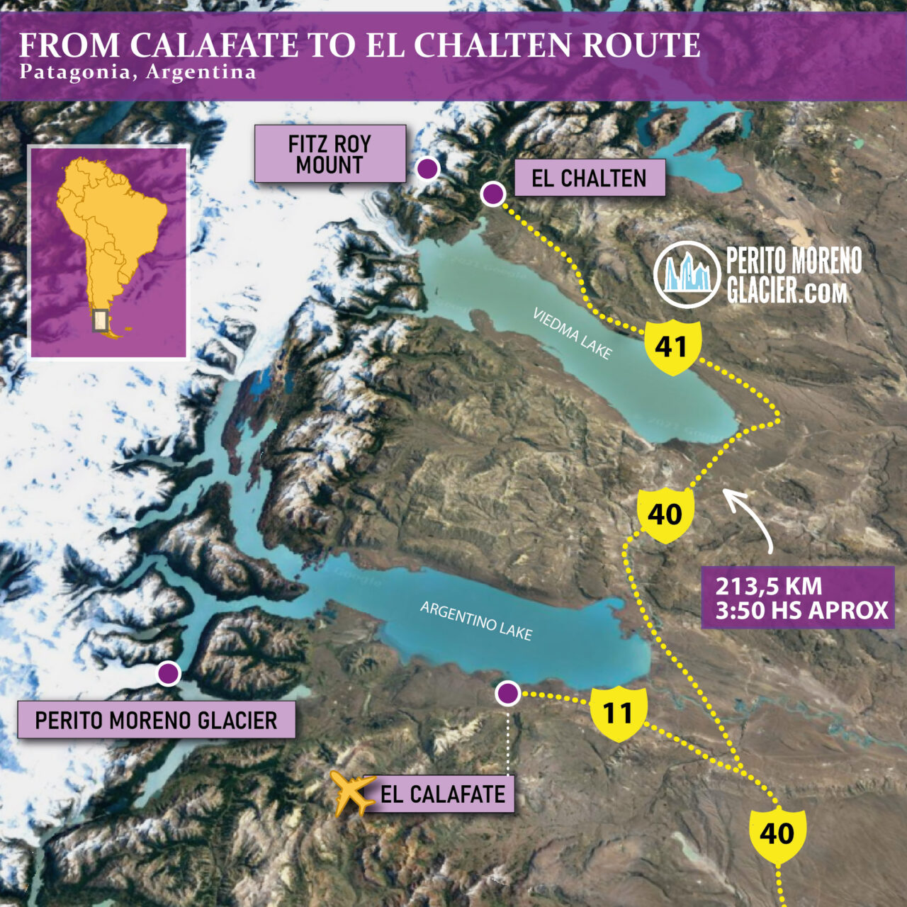 Going from El Calafate to El Chalten